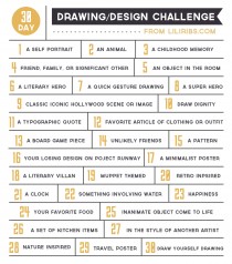 30 Day Drawing/Design Challenge! – Lili Ribeira – Illustration and Design